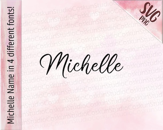 Michelle Name Font