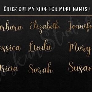 Brian Name SVG PNG Custom Name Clipart Svg Png Image Gold Name Girl ...