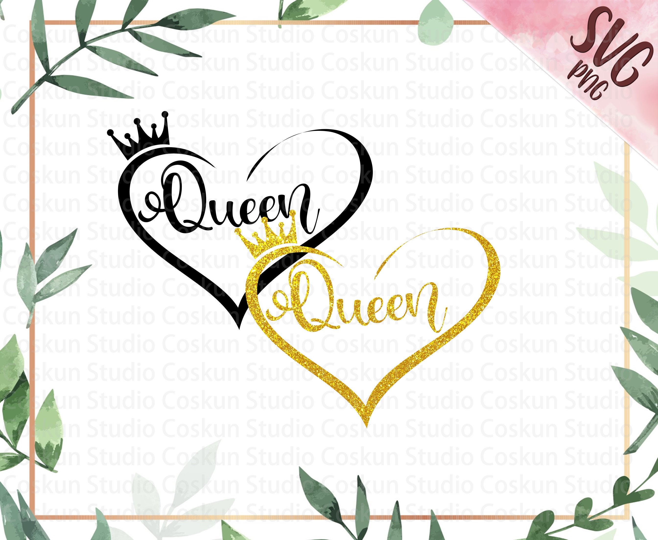 Queen SVG PNG, Black Queen Design for Shirt, Cricut Cut File ...