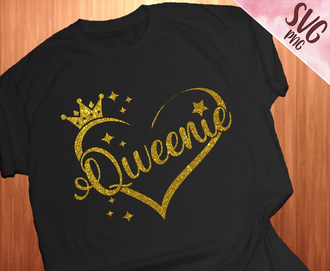 Qweenie SVG Vector, Queen Design for Shirt, Cricut Cut File ...