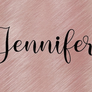 Jennifer Name SVG PNG Custom Name Clipart Svg Png Image Gold Name Girl ...