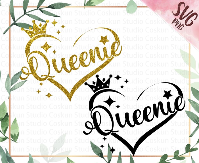 Queenie SVG Vector Queen Design for Shirt Cricut Cut File - Etsy Ireland