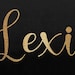 Lexi Name SVG PNG Custom Name Clipart Svg Png Image Gold Name Girl Name ...