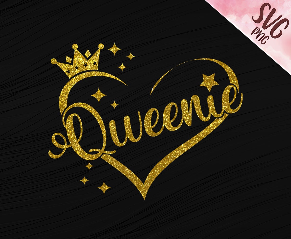 Qweenie SVG Vector, Queen Design for Shirt, Cricut Cut File ...
