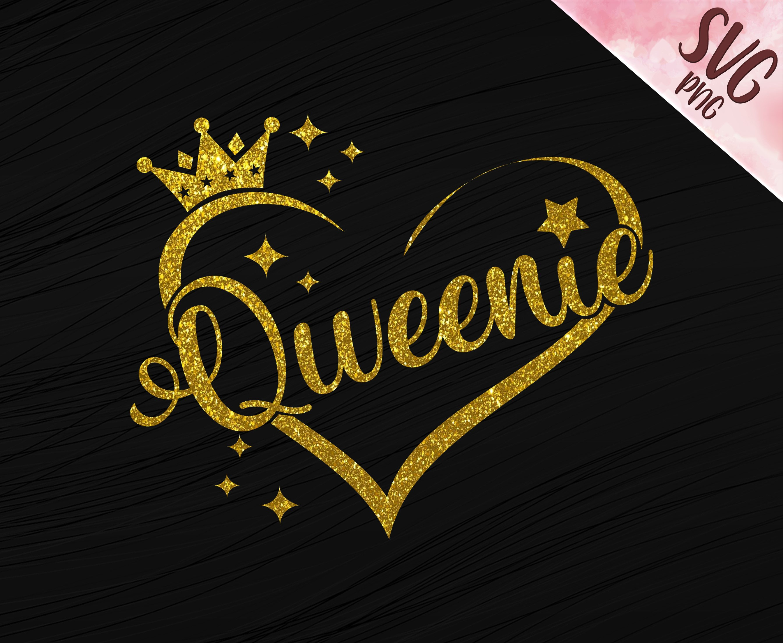 Qweenie SVG Vector, Queen Design for Shirt, Cricut Cut File ...