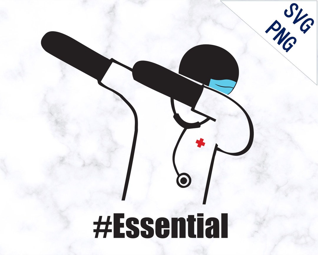 Essential Worker Person Design SVG, Dabbing SVG PNG, Stick Man Svg ...