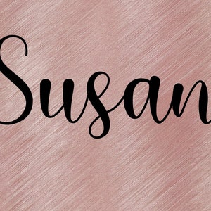 Susan Name SVG PNG Custom Name Clipart Svg Png Image Gold Name Girl ...