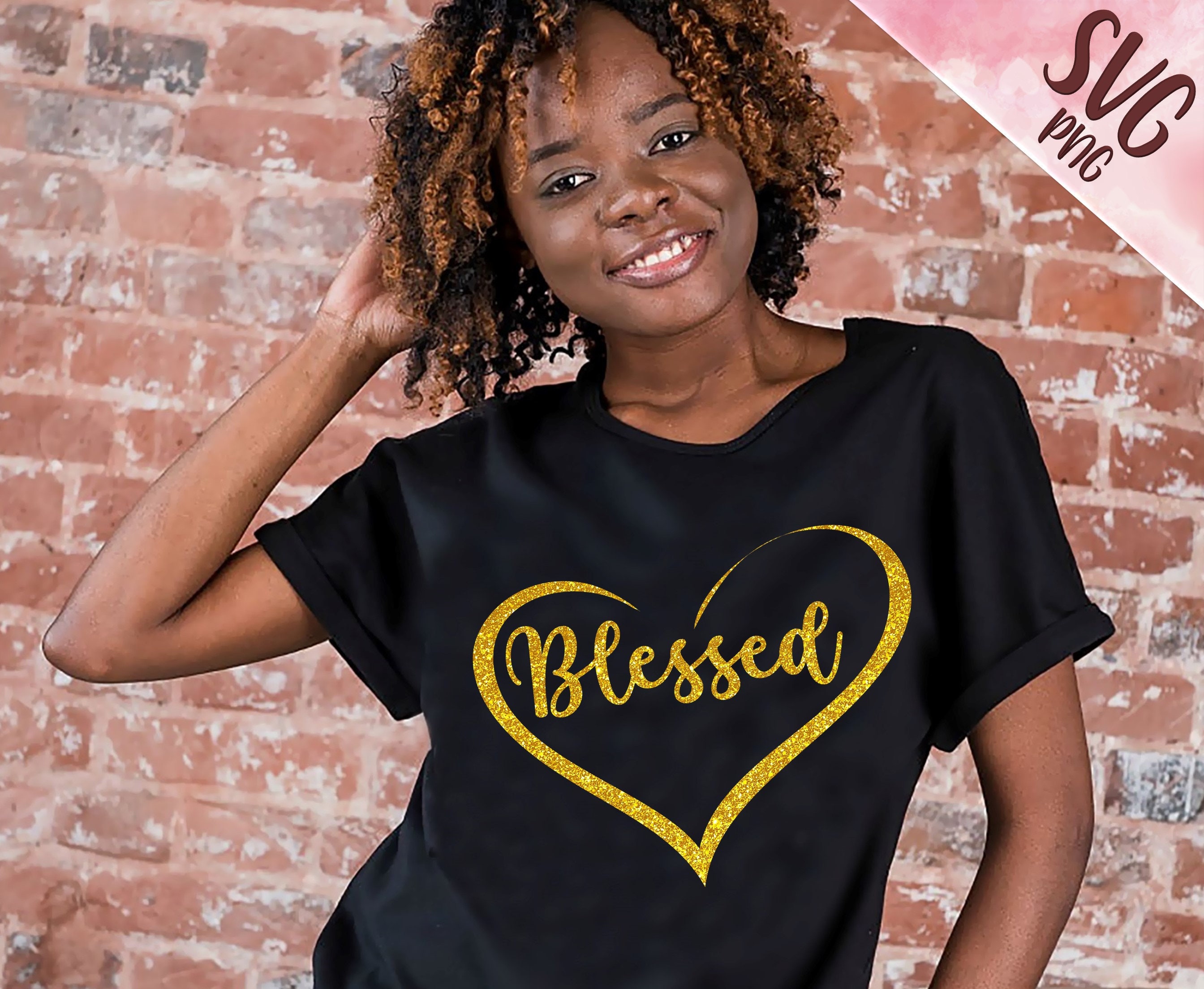 Blessed SVG PNG Blessed Design for Shirt Cut File - Etsy