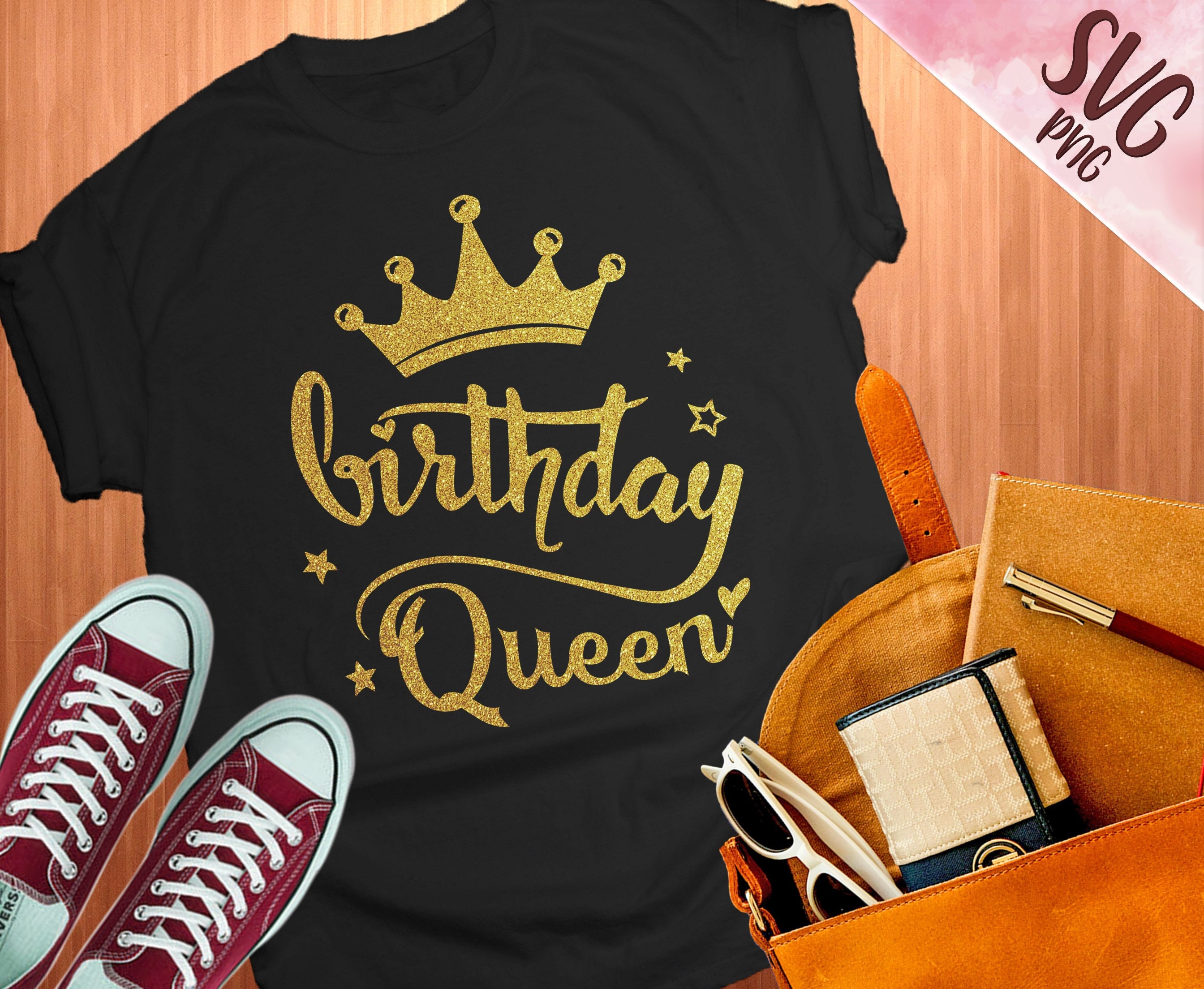 Cumpleaños Reina SVG PNG Queen Design svg Archivo de corte - Etsy España