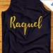 Raquel Svg, Name SVG, Name Clipart Svg, Gold Name Svg, Mädchen Name Tag ...