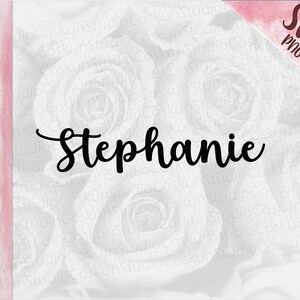 Stephanie Custom Name SVG, Stephanie Name Svg PNG, Design for Shirt ...