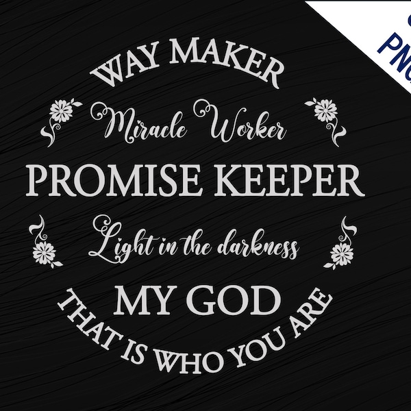 Way Maker Svg - Etsy