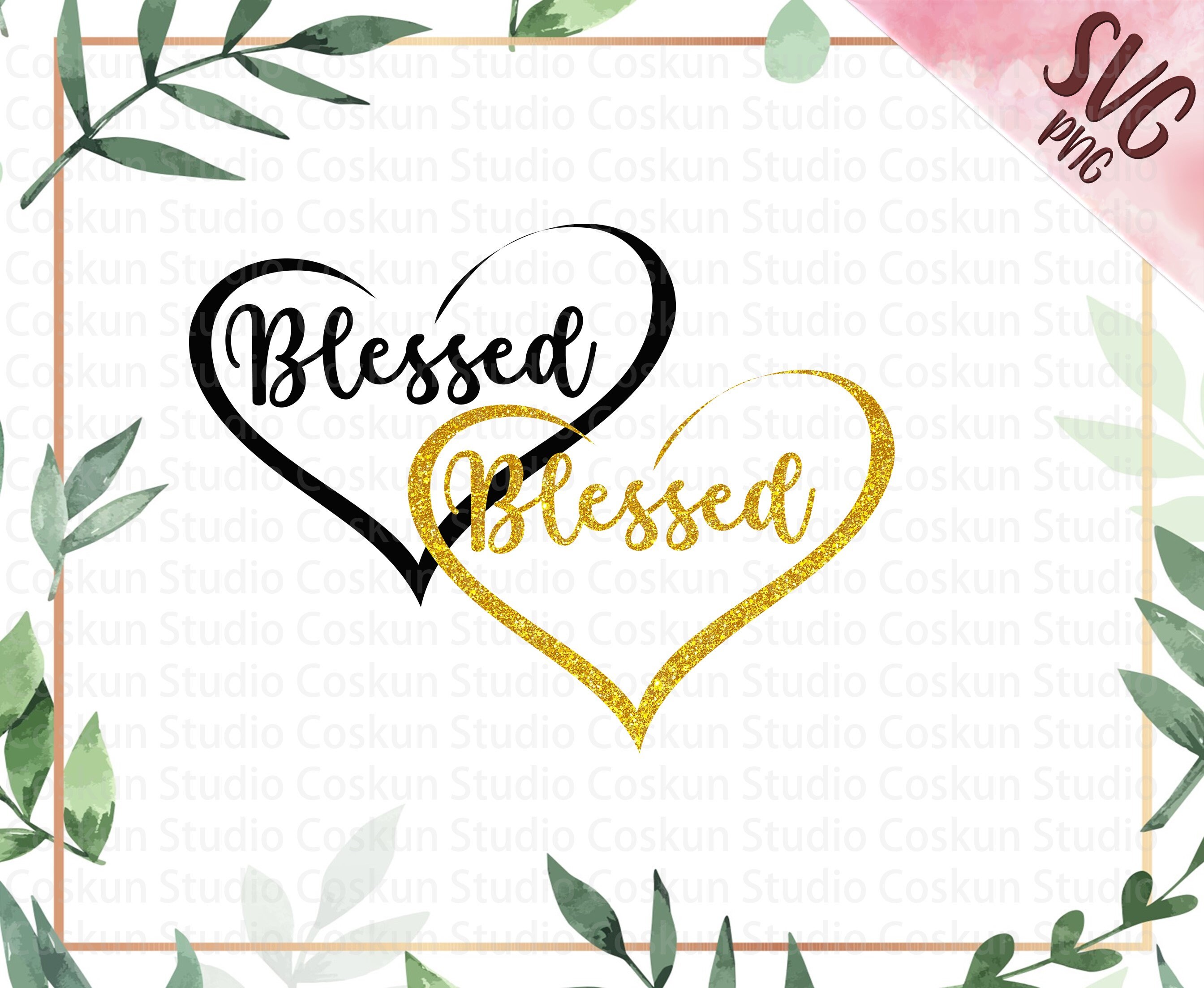 Blessed SVG PNG Blessed Design for Shirt Cut File - Etsy