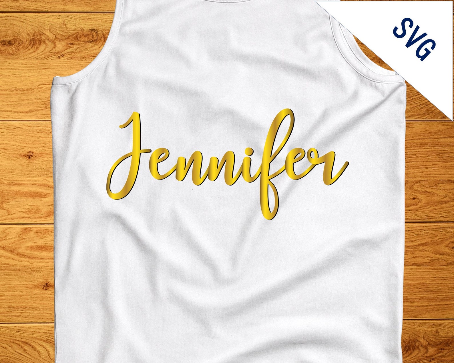 Jennifer Svg Name SVG Name Clipart Svg Gold Name Svg Girl - Etsy