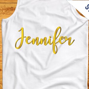 Jennifer Svg, Name SVG, Name Clipart Svg, Gold Name Svg, Girl Name Tag ...