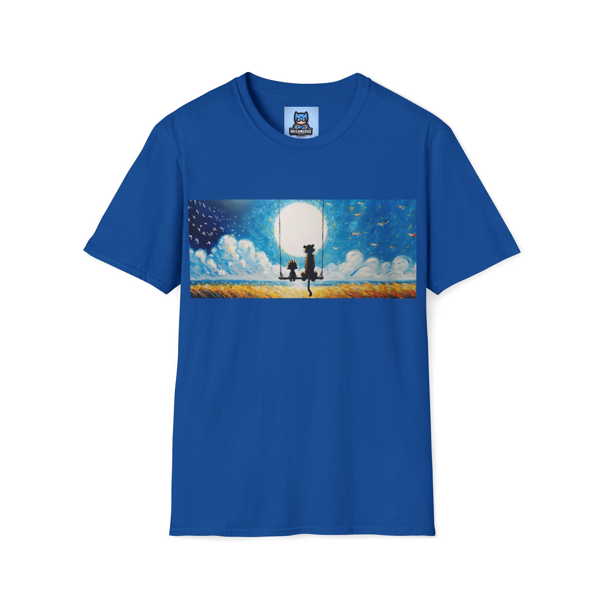Calvin and Hobbes Sunset Swing Softstyle T-shirt - Etsy