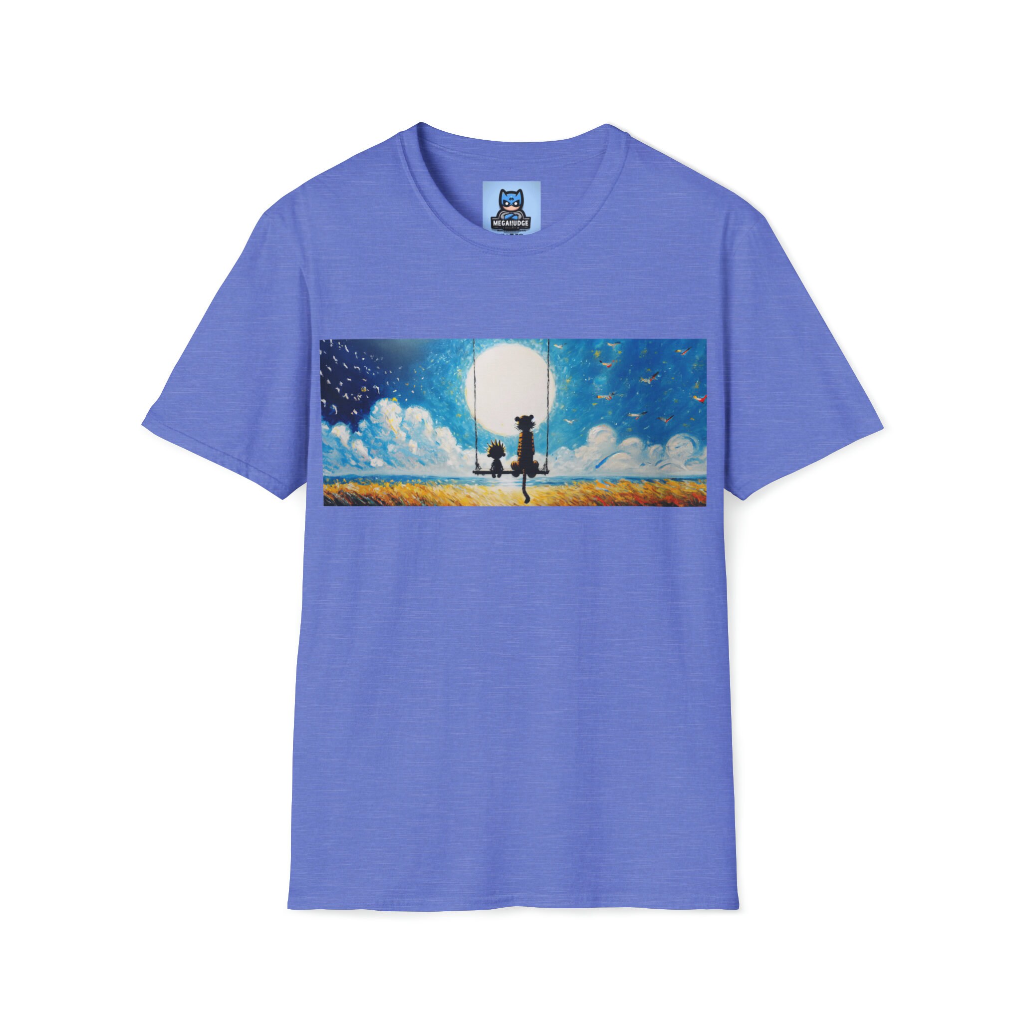 Calvin and Hobbes Sunset Swing Softstyle T-shirt - Etsy