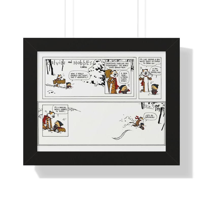 Calvin & Hobbes Poster - Etsy