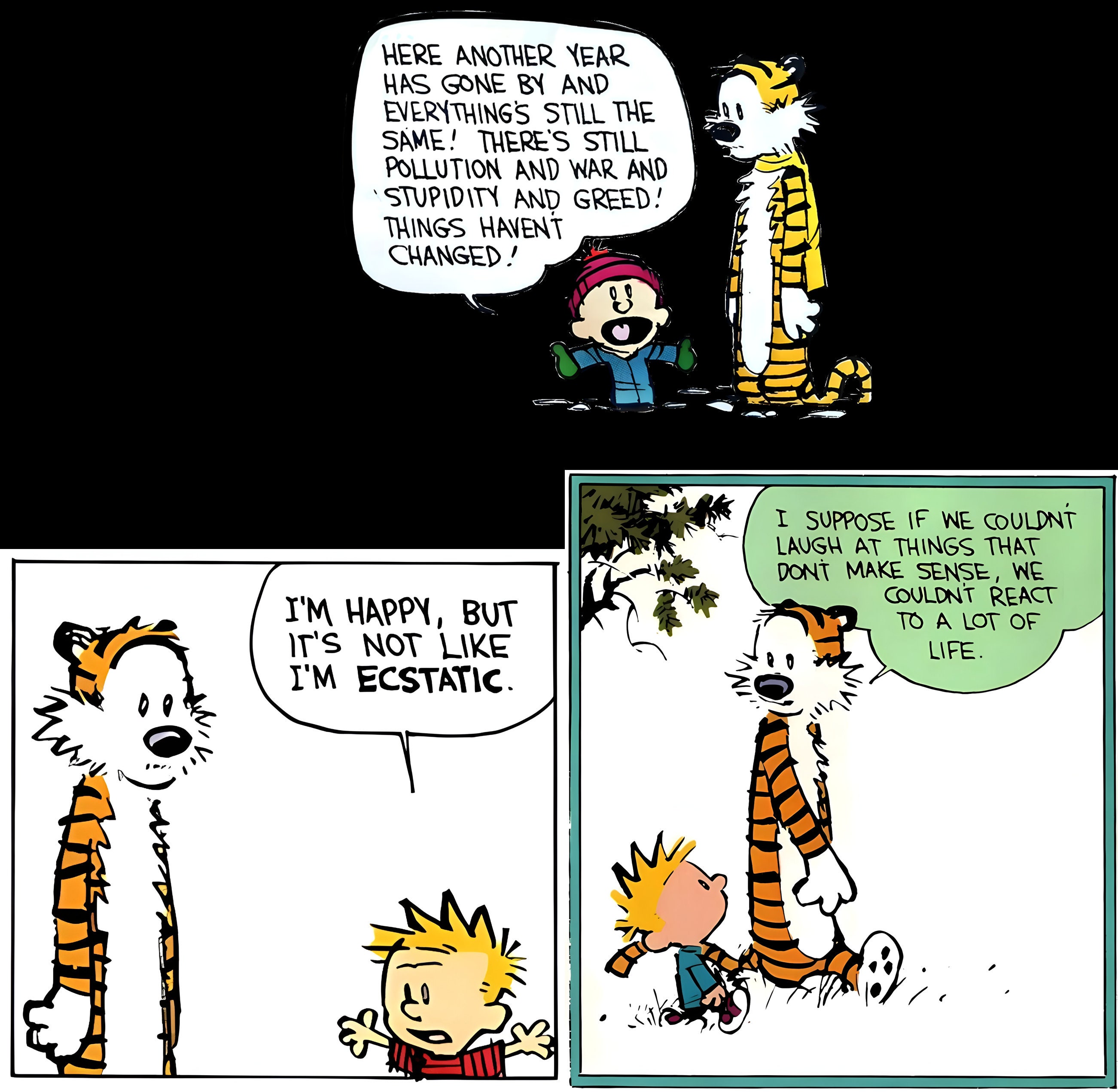 Feliz Baile Calvin Y Hobbes Calvin And Hobbes GIFs | Tenor