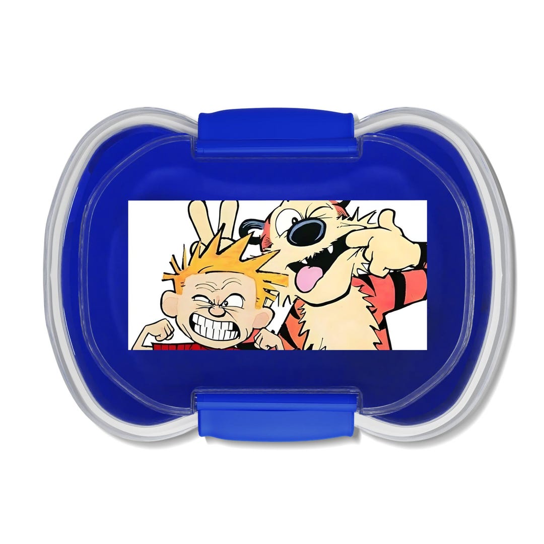 Calvin and Hobbes Fun Two-tier Bento Box With Cartoon Design for Lunch ...