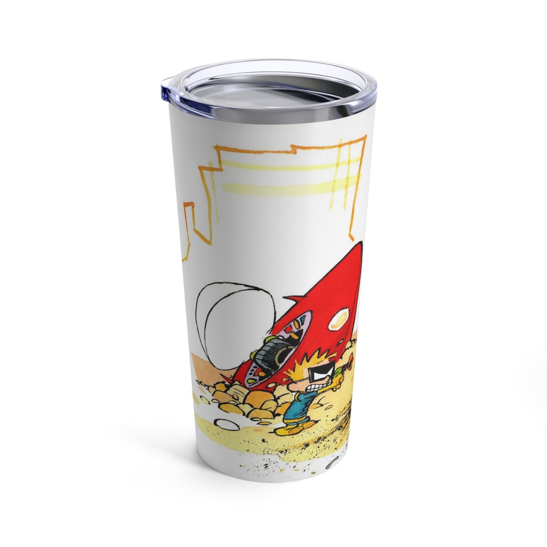 Spaceman Spiff Calvin and Hobbes Crashed Spaceship Shooting Tumbler ...