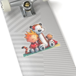 Calvin and Hobbes Love Sticker: Glossy Vinyl Kiss-cut - Etsy
