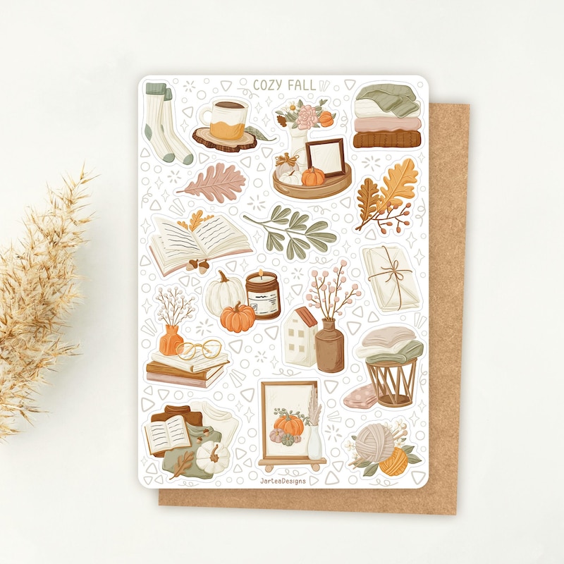 Autumn Stickers - Etsy