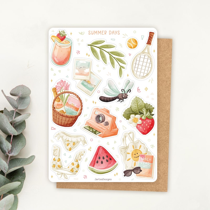 Summer Aesthetic Stickers - Etsy