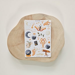 Sticker Sheet Celestial Sticker | Galaxy Sticker Sheet | Planner ...