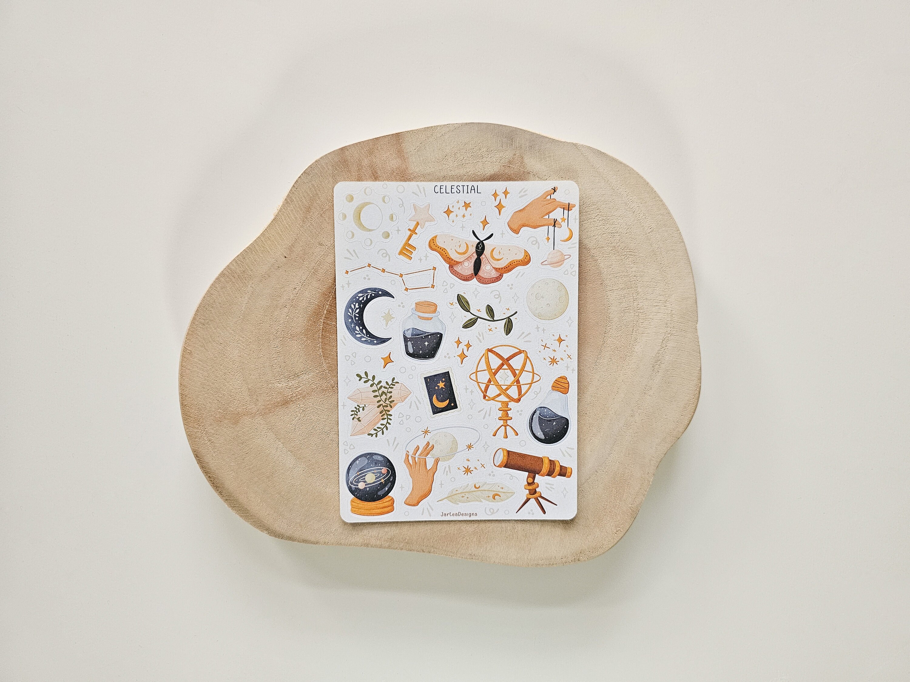 Sticker Sheet Celestial Sticker | Galaxy Sticker Sheet | Planner ...