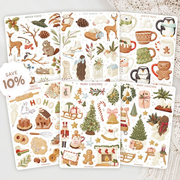 Christmas Labels 2024 - Etsy