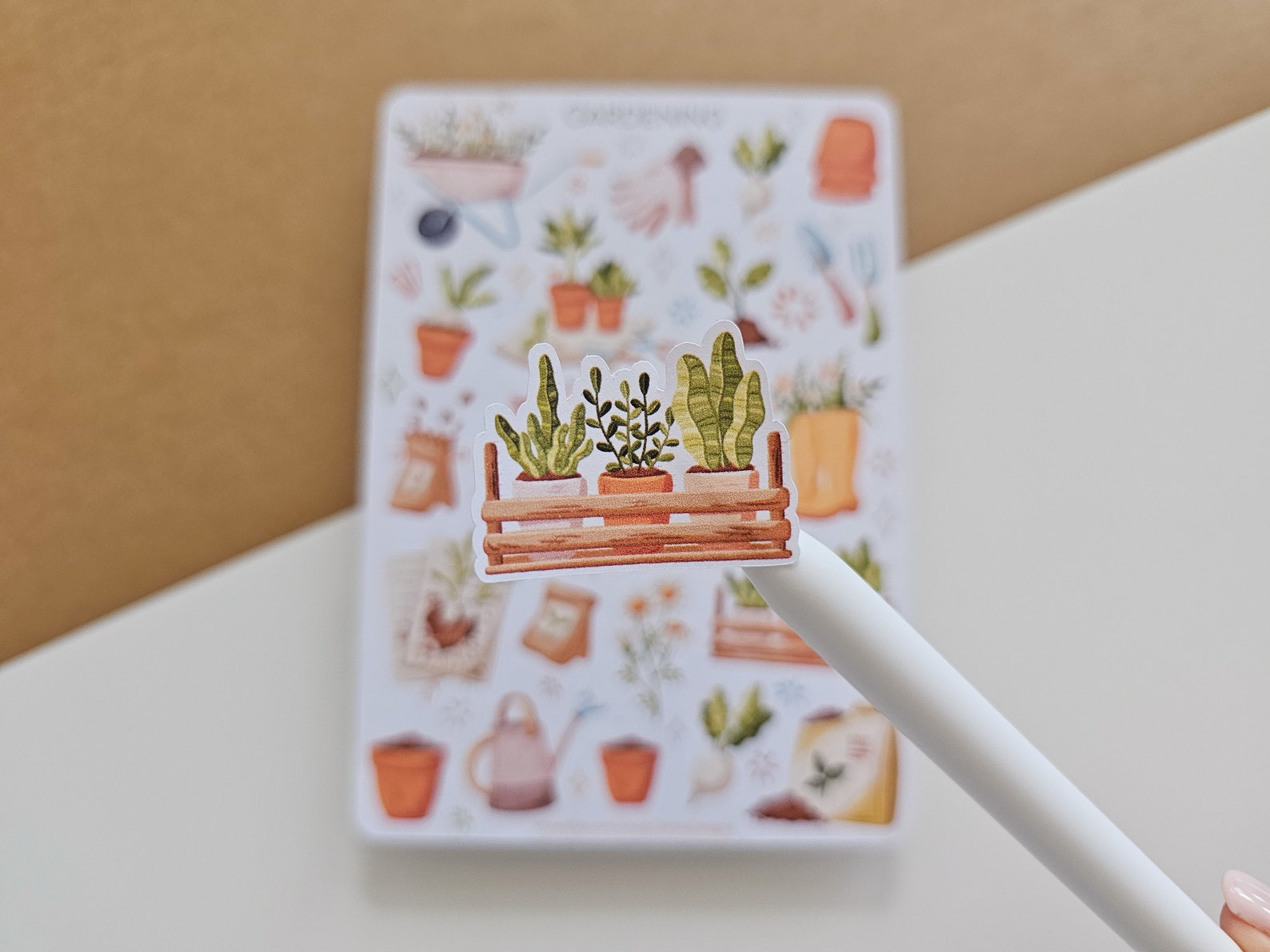 Sticker Sheet Gardening Sticker | Plant Sticker Set | Planner Sticker ...