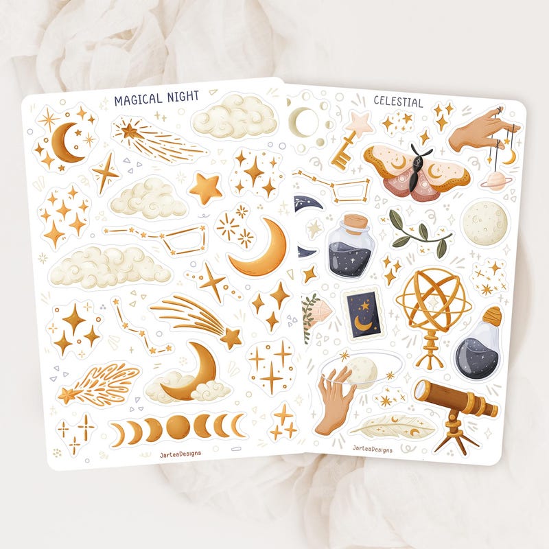 Night Sky Laptop Sticker - Etsy