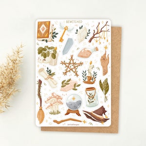 Sticker Sheet Bundle Witch Sticker Pack | Witchcraft Sticker Sheet ...