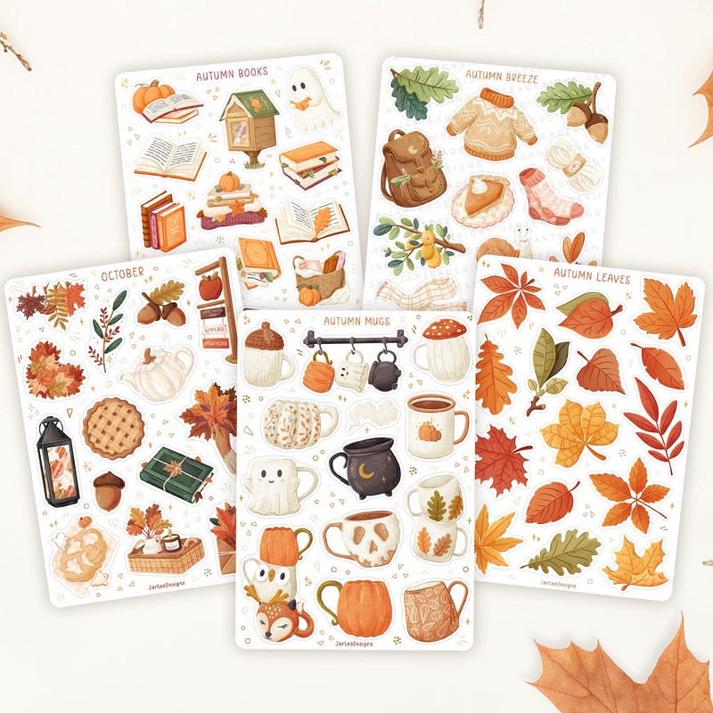 Sticker herbst - Etsy.de