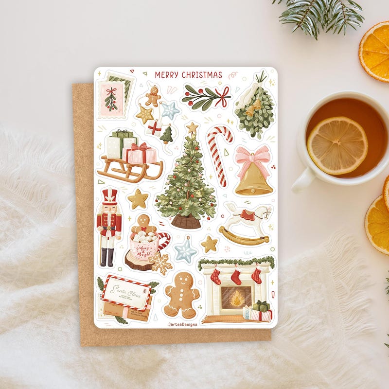 Weihnachtssticker - Etsy.de