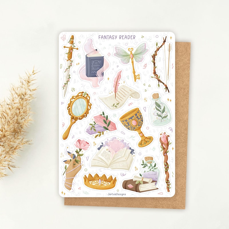 Fantasy Stickers - Etsy