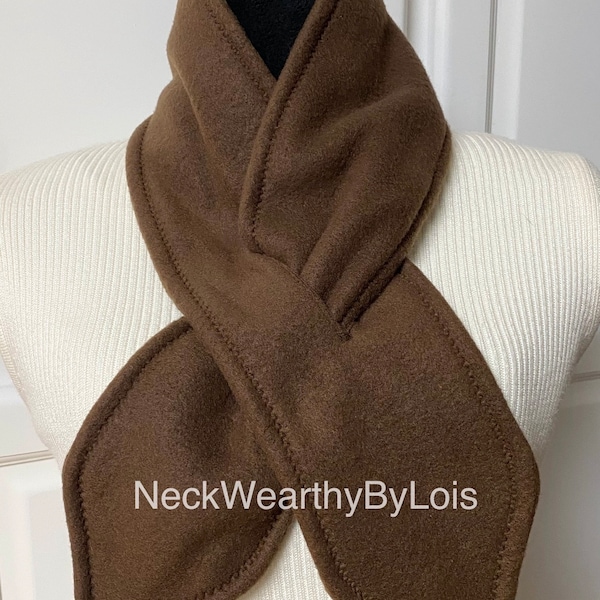 Fleece Keyhole Scarf - Etsy