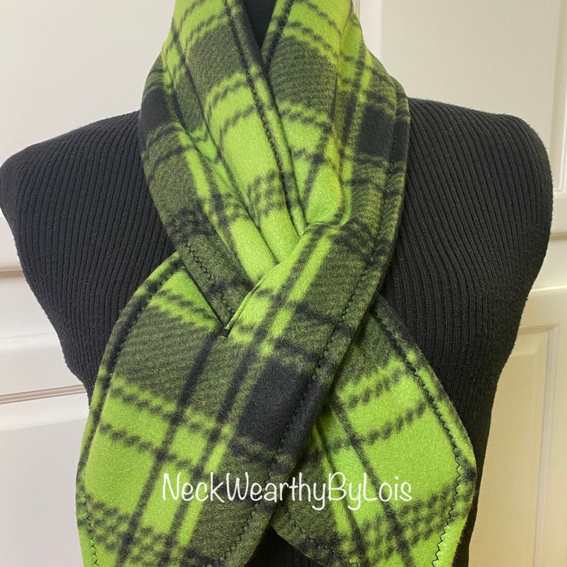 Lime Green Scarf - Etsy