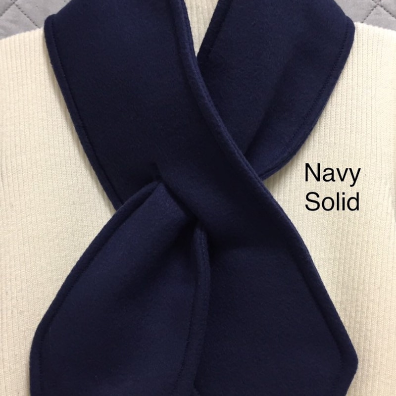 Small Navy Scarf Women - Etsy