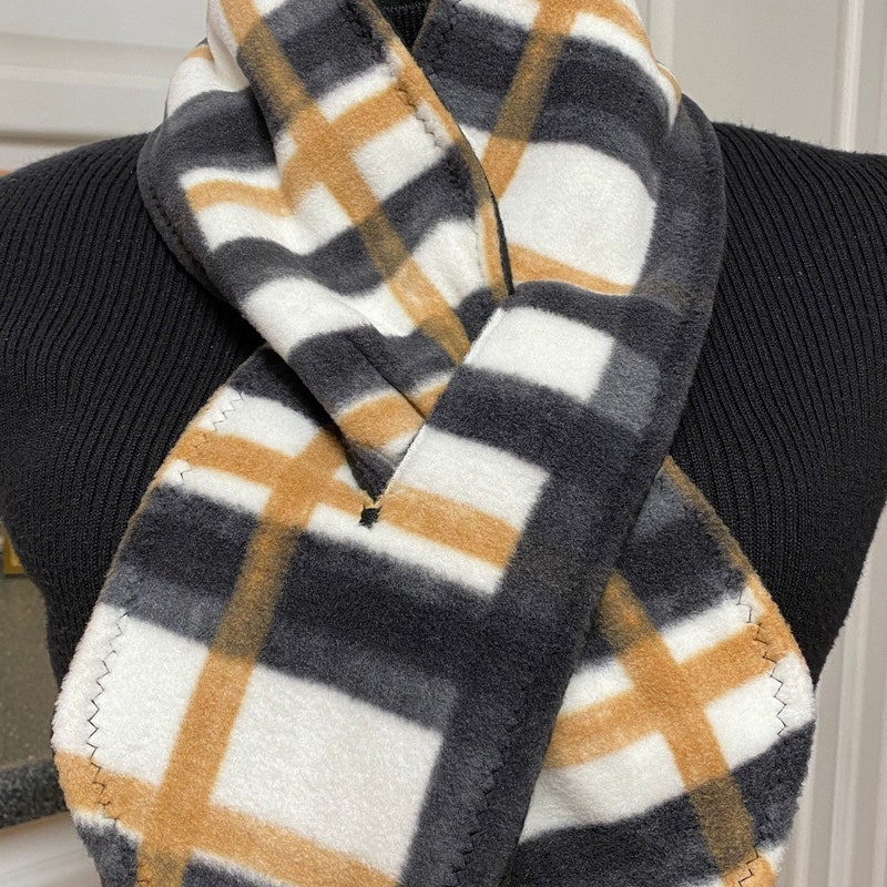 Fleece Keyhole Scarf - Etsy