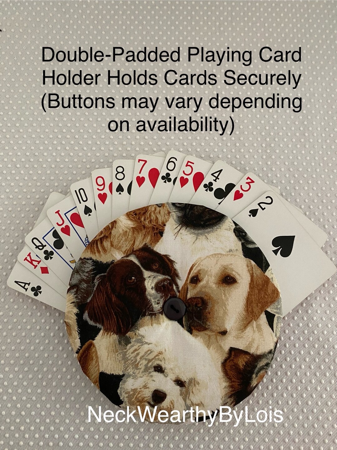 Dog Lover, Playing Card Holder, Choose From 2 Styles, Holds 20+ Cards ...