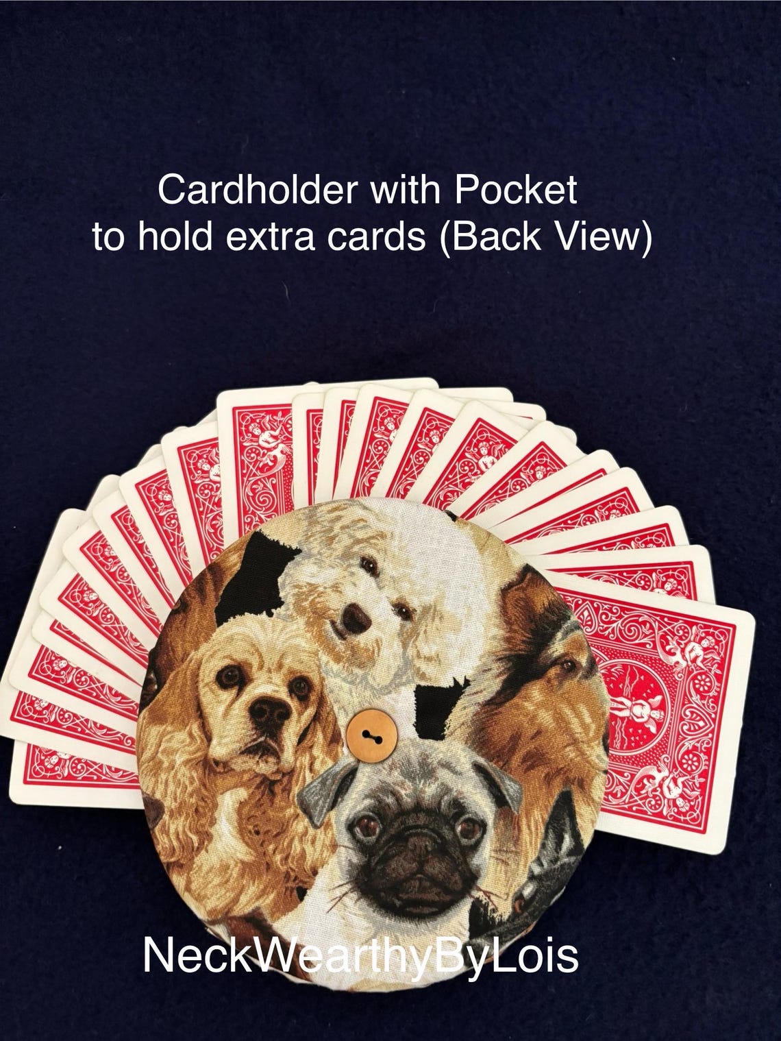 Dog Lover, Playing Card Holder, Choose From 2 Styles, Holds 20+ Cards ...