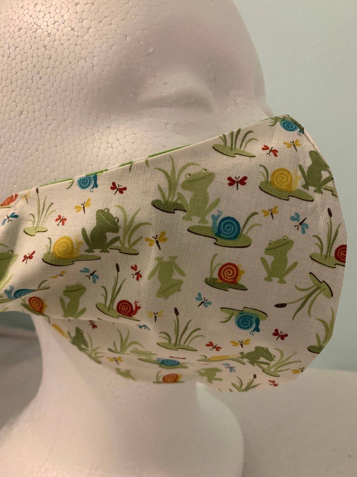 Face Masks in 3D Cone Shape 100% Quilters Cotton-Frog and | Etsy