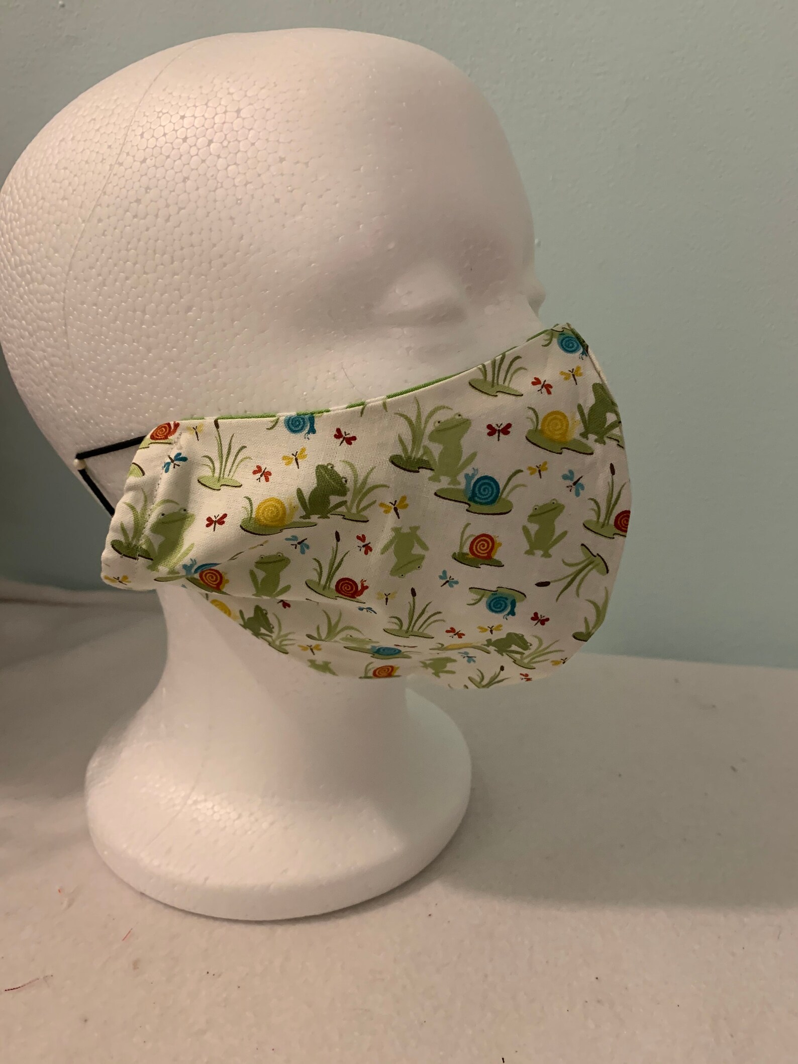 Face Masks in 3D Cone Shape 100% Quilters Cotton-Frog and | Etsy