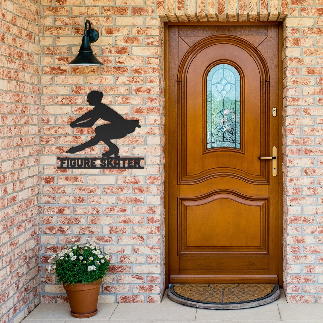 Metal Sign Figure Skater Figure Skating Gifts, Bedroom Decor, Indoor ...