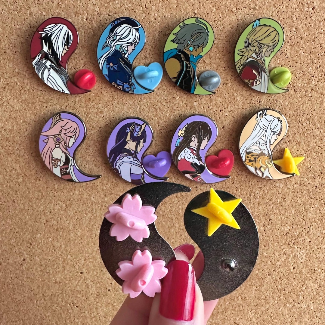 Yin Yang Genshin Pins - Etsy