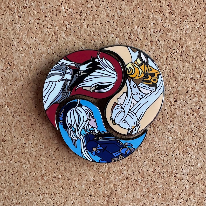 Yin Yang Genshin Pins - Etsy