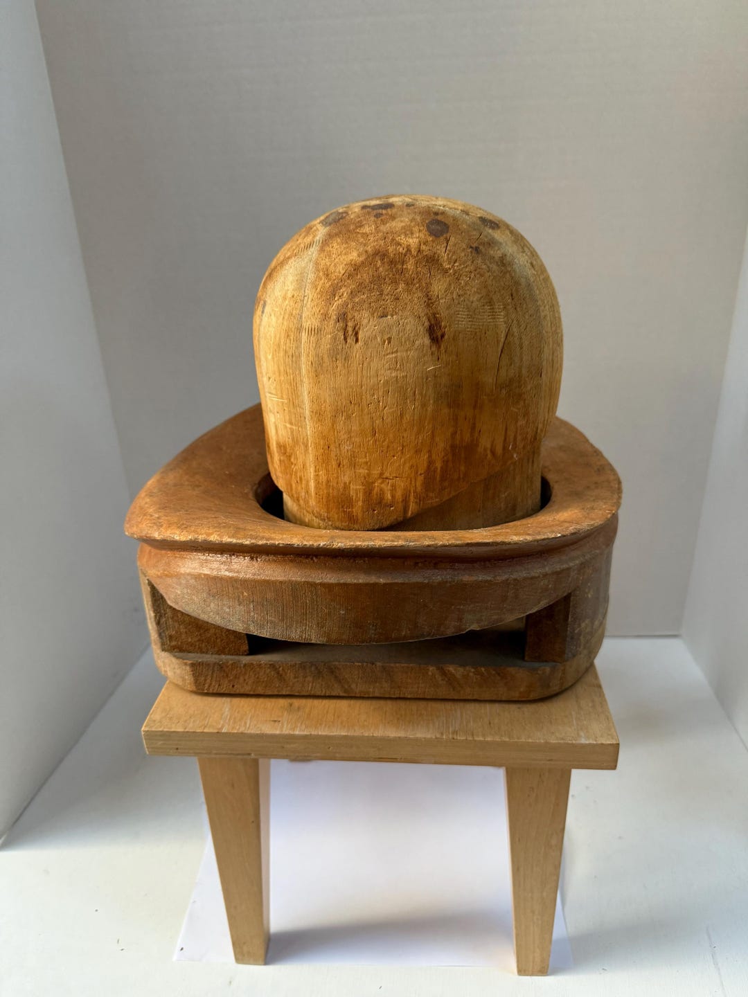 Wood Hat Block - Etsy