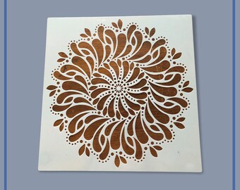 Tear Drop Stencil - Etsy